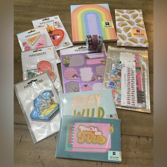 Pipsticks | Other | Pipsticks Sticker Stationary Bundle | Poshmark